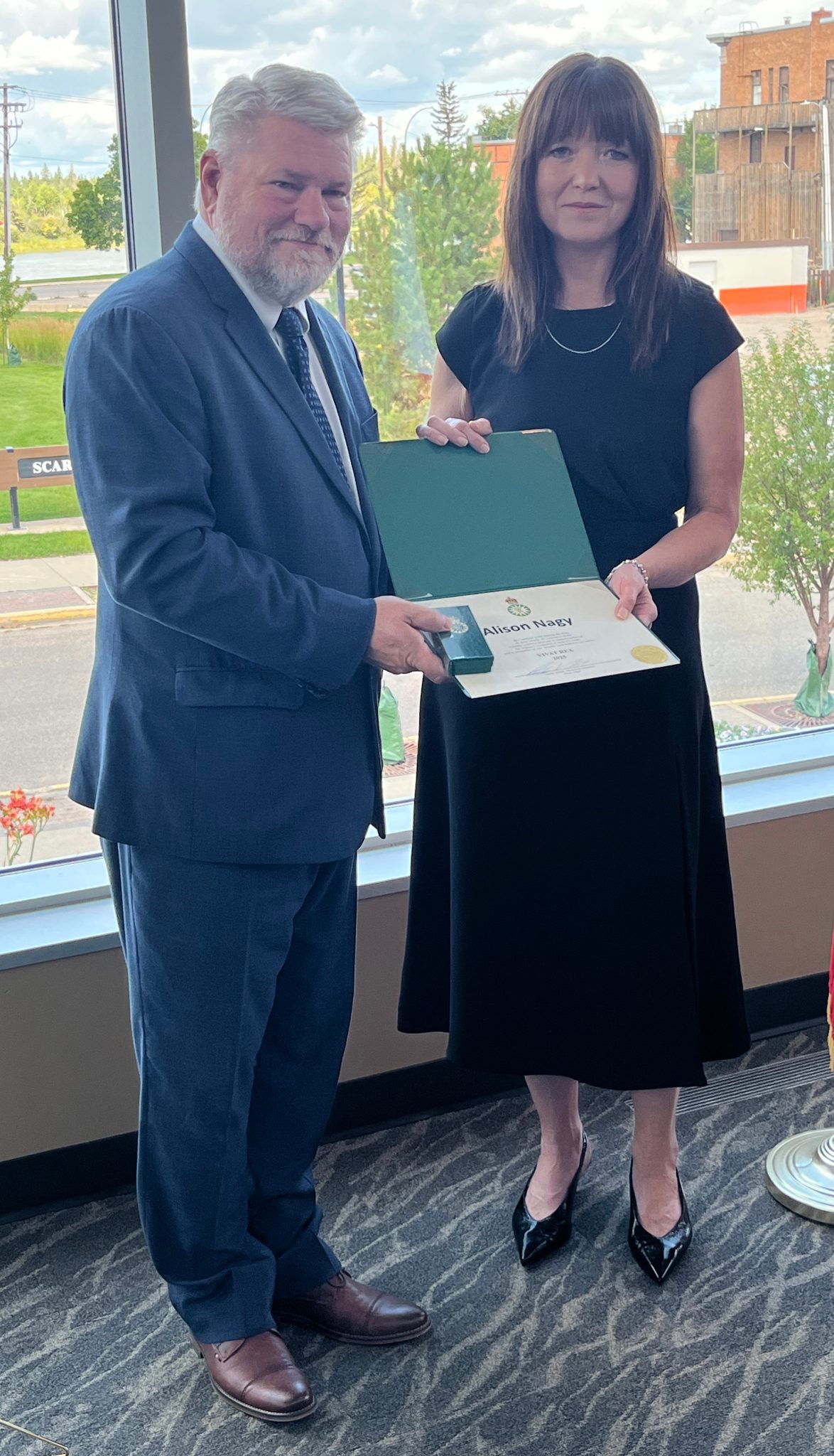 Coronation Medal Recipient Allison Nagy | MP Randy Hoback